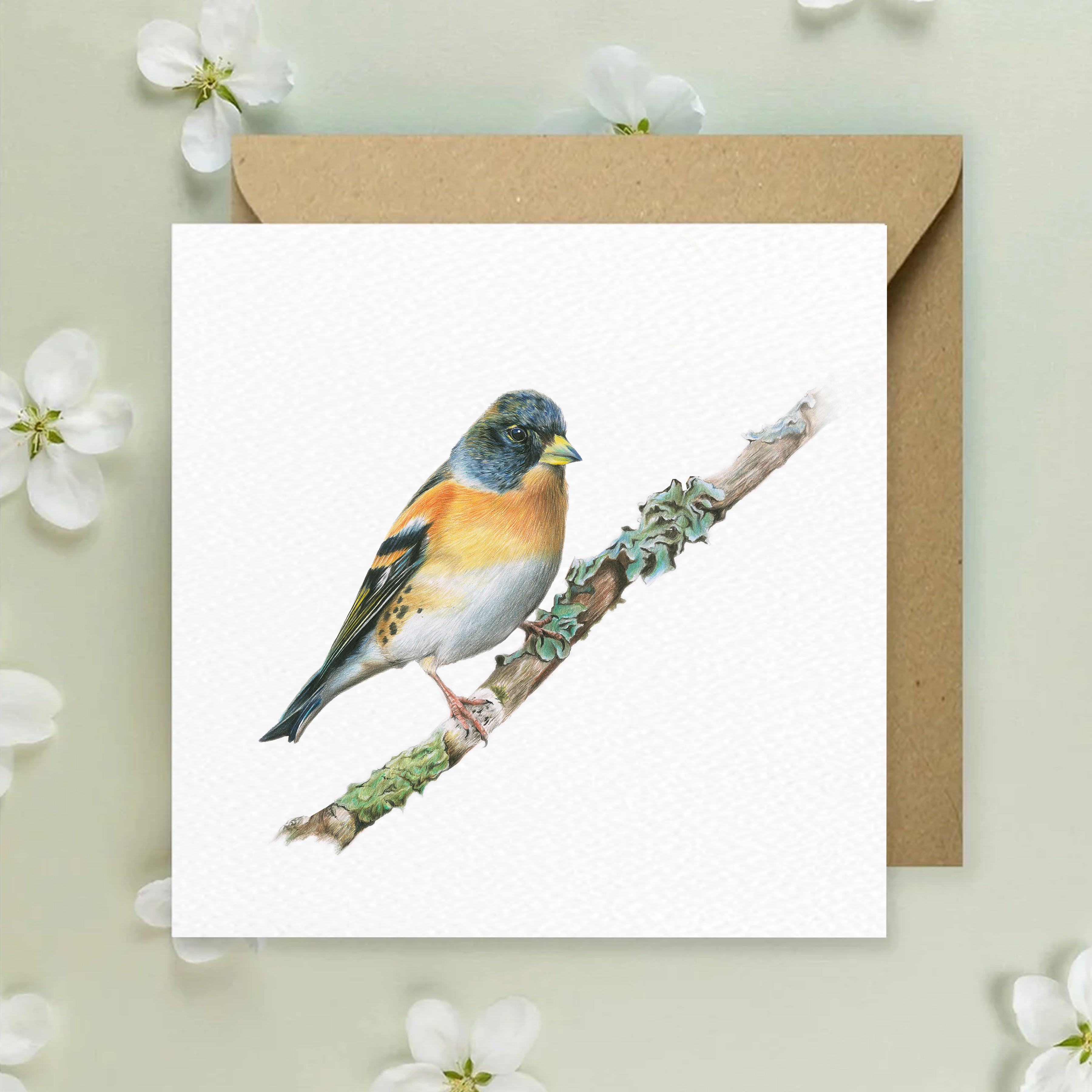 'Brambling' Greeting Card – kimberleydewhurst