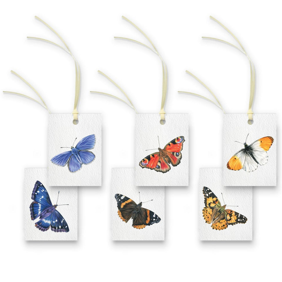 Butterflies Gift Tags - Set of 6 – kimberleydewhurst